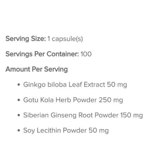 جینکو بیلوبا جی ان سی | GNC Ginkgo Biloba Plus 120 Tablets