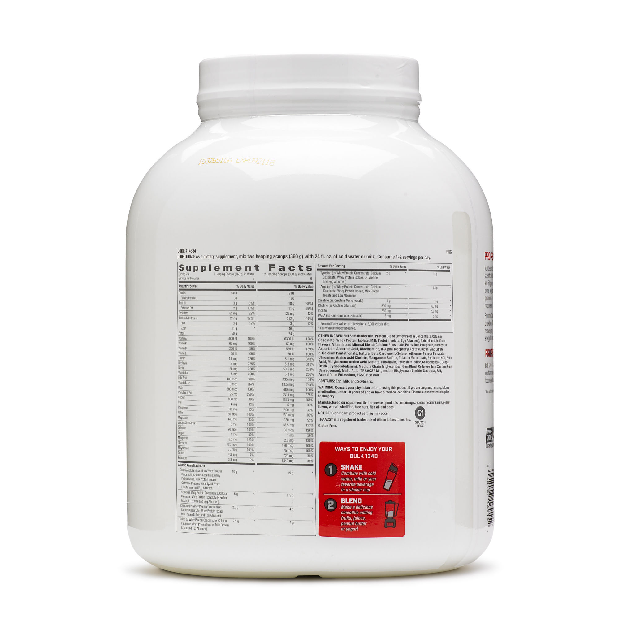 GNC Pro Performance® Bulk 1340